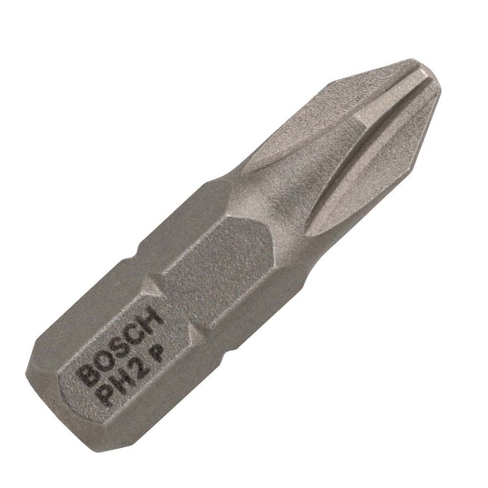 PONTA BITS PHILLIPS PH2 CURTO 1/4X25MM ECO EXTRA HARD 2608521219 - BOSCH