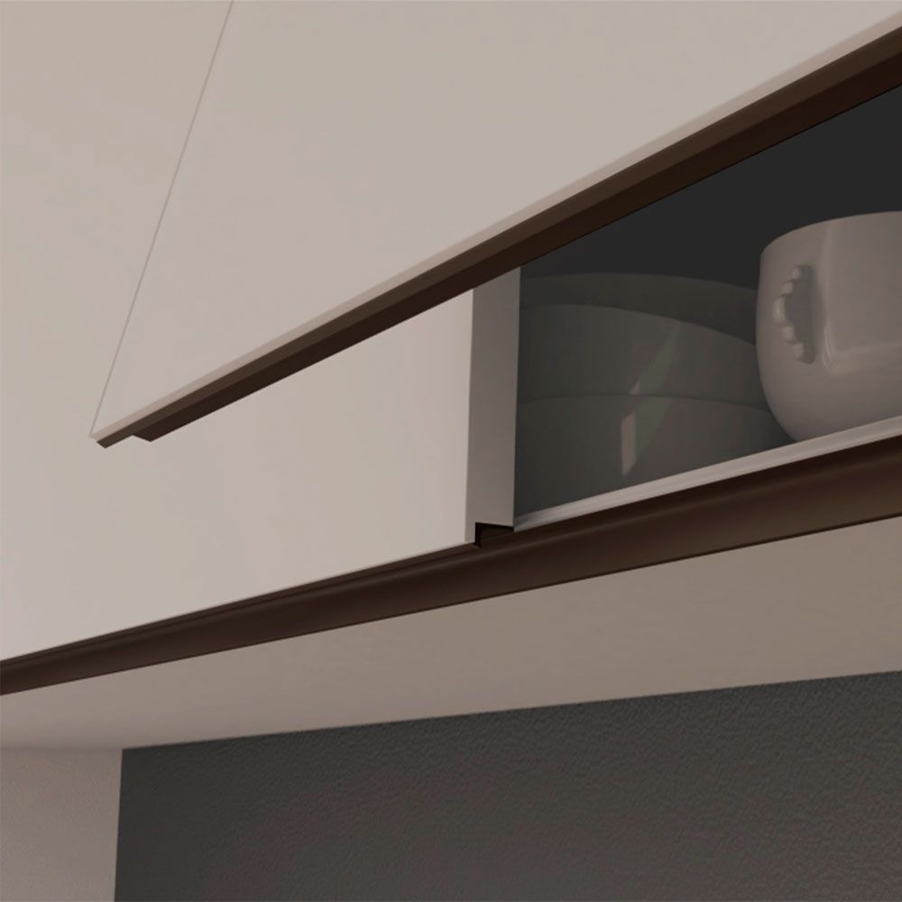 PERFIL PUXADOR ESPIGADO ENCAIXE DE 18MM REF. 2028 - ALTERNATIVA