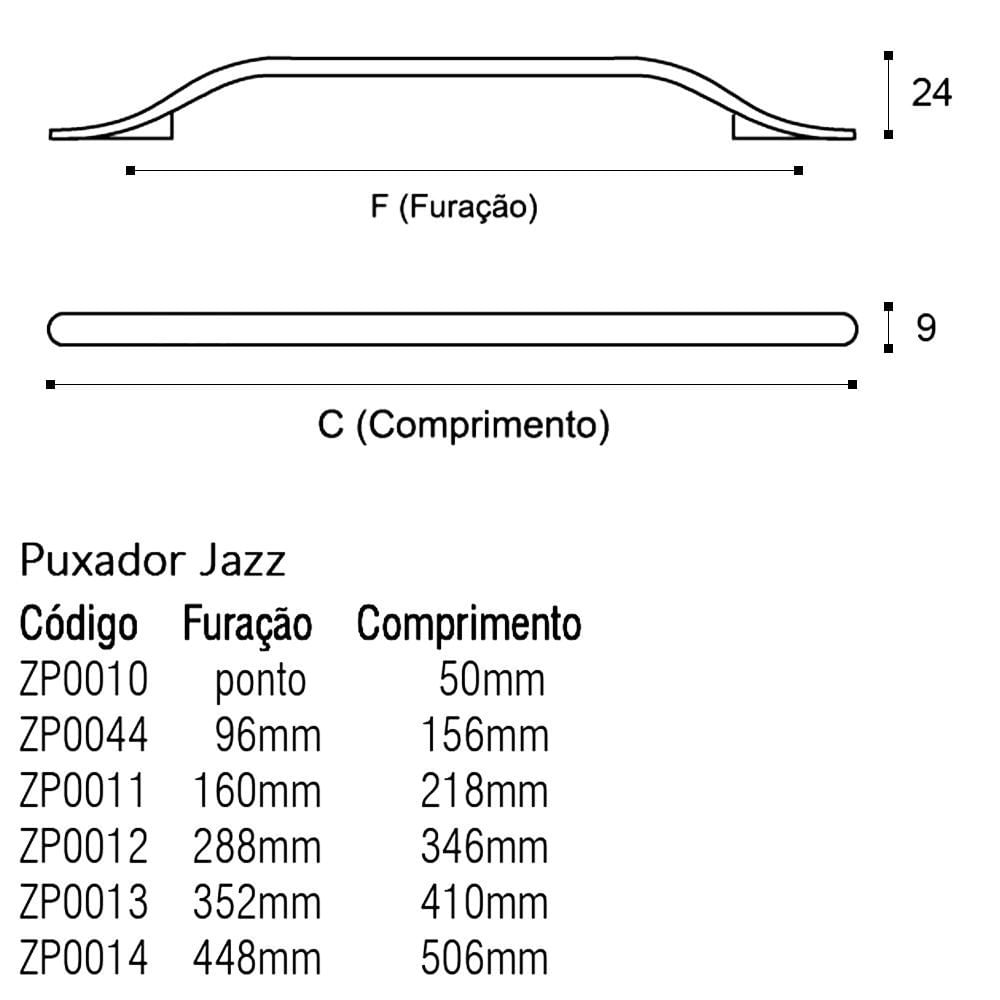 PUXADOR JAZZ - ZEN DESIGN