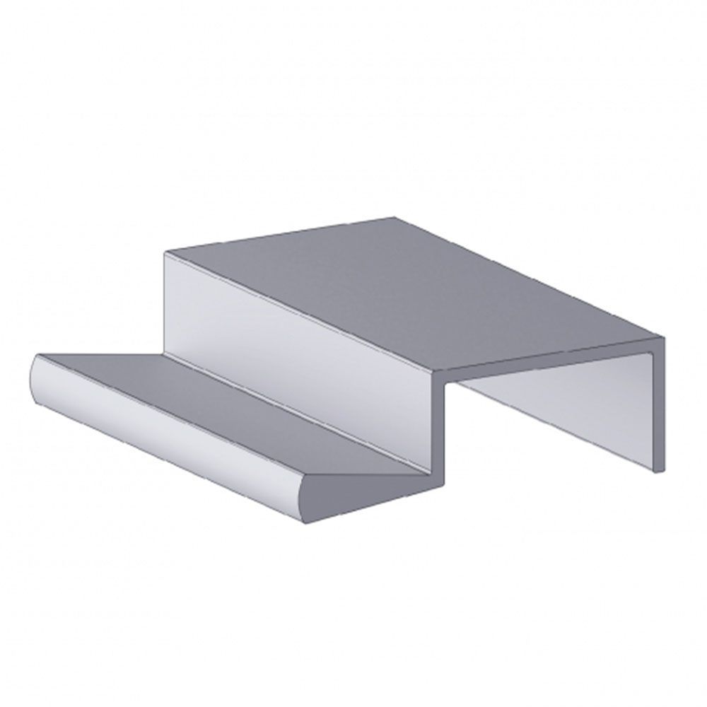 PERFIL PUXADOR 3M ENCAIXE DE 22MM ANODIZADO REF. 2010 - ALTERNATIVA