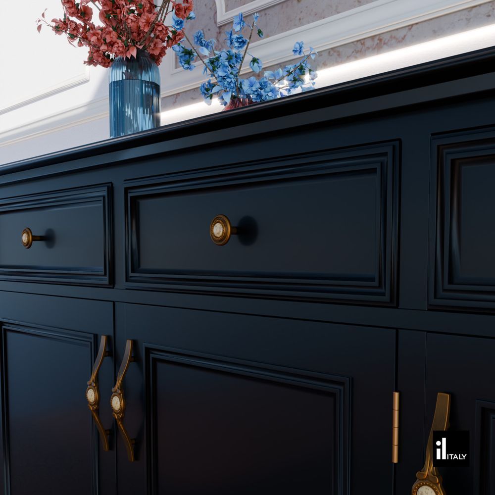 PUXADOR COLONIAL 31MM OURO VELHO REF. 130 - ITALY LINE